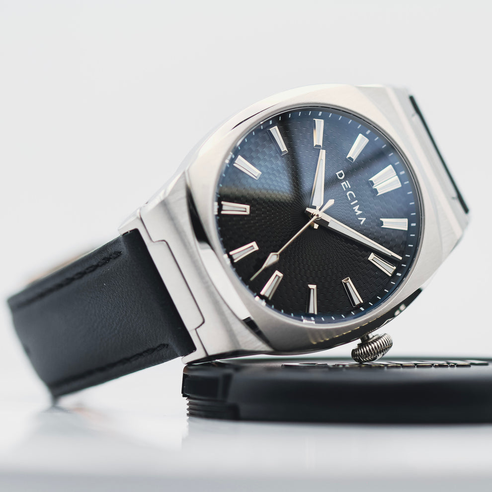 Gatekeeper Black & Silver – Decima Watches