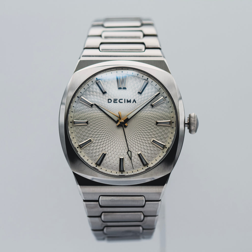 Gatekeeper White & Silver – Decima Watches